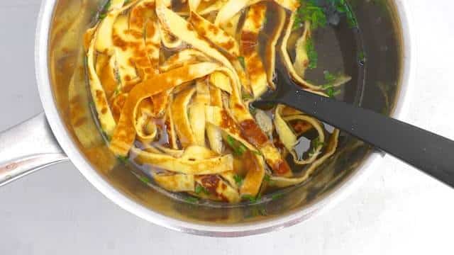 Best Frittatensuppe (Sliced Crepe Broth) | Simple. Tasty. Good.