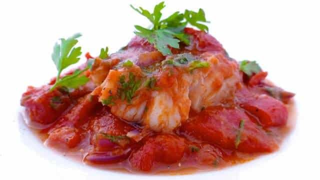 Easy Bacalao a la Vizcaina (Basque Salt Cod) | Simple. Tasty. Good.