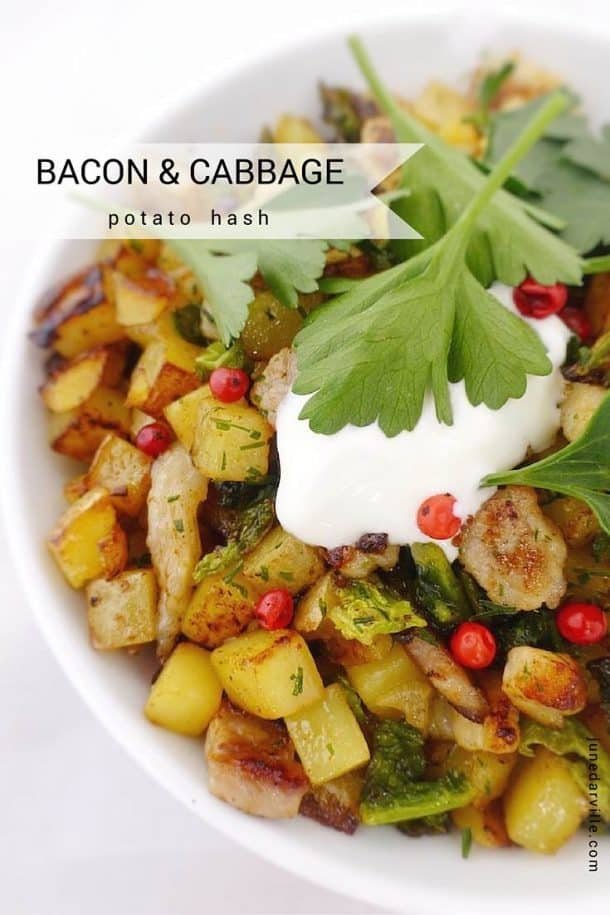 Easy Cabbage & Potato Hash | Simple. Tasty. Good.