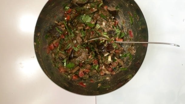 Best Roasted Eggplant Rahib Salad | Simple. Tasty. Good.