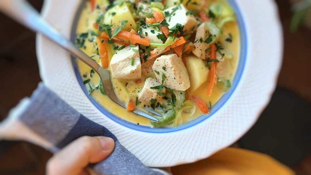Easy Belgian Waterzooi Chicken Recipe | Simple. Tasty. Good.