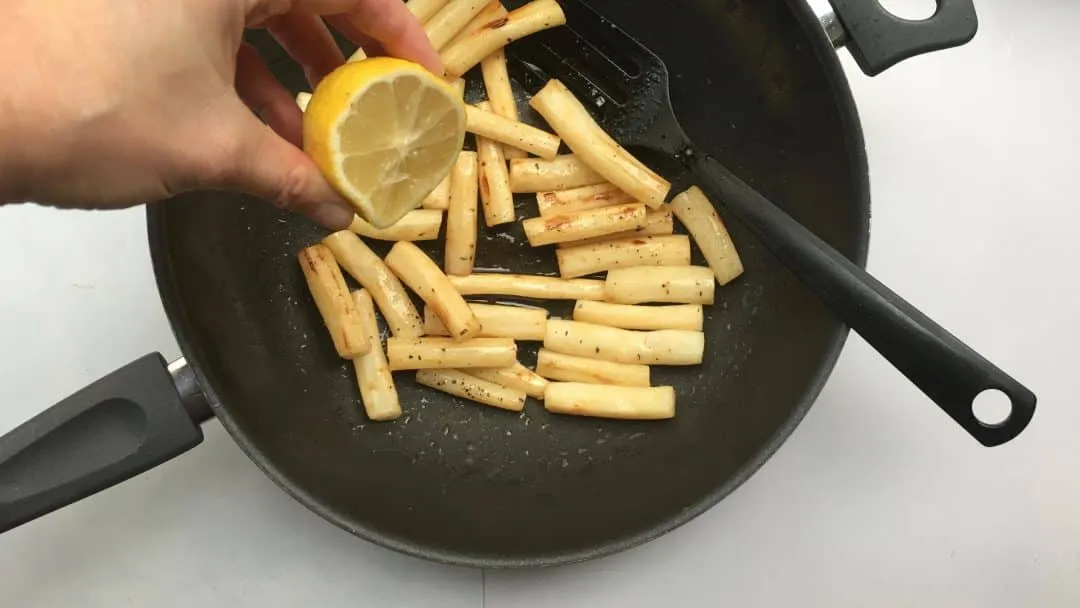 Easy Oven Roasted Salsify with Lemon | Simple. Tasty. Good.
