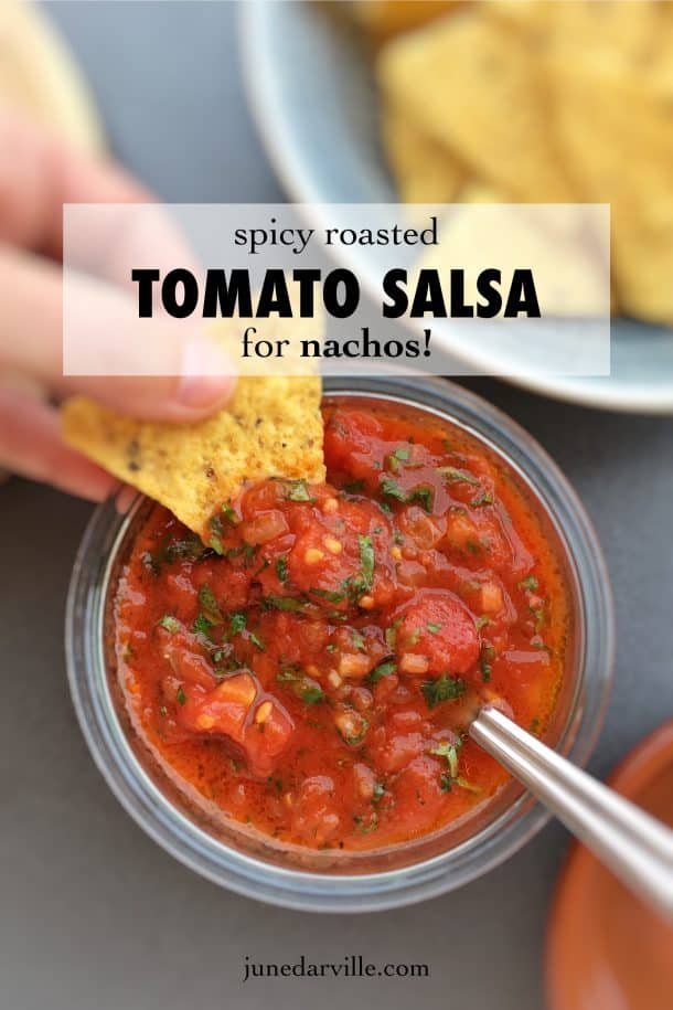 Best Spicy Roast Tomato Salsa Recipe | Simple. Tasty. Good.