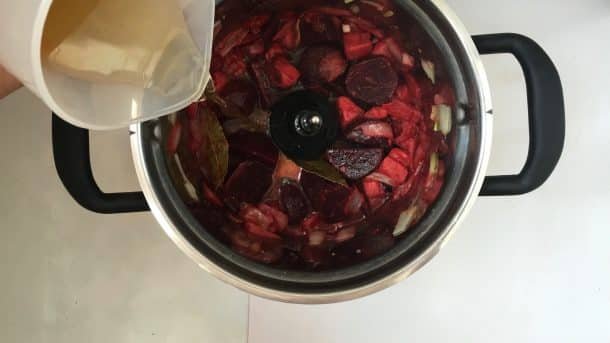 Easy Beetroot Soup with Sweet Potato & Feta | Simple. Tasty. Good.