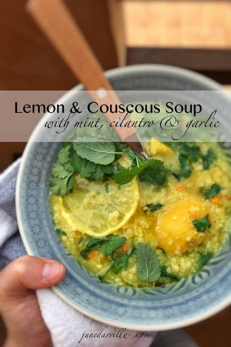 Easy Pearl Couscous Soup with Lemon | Simple. Tasty. Good.