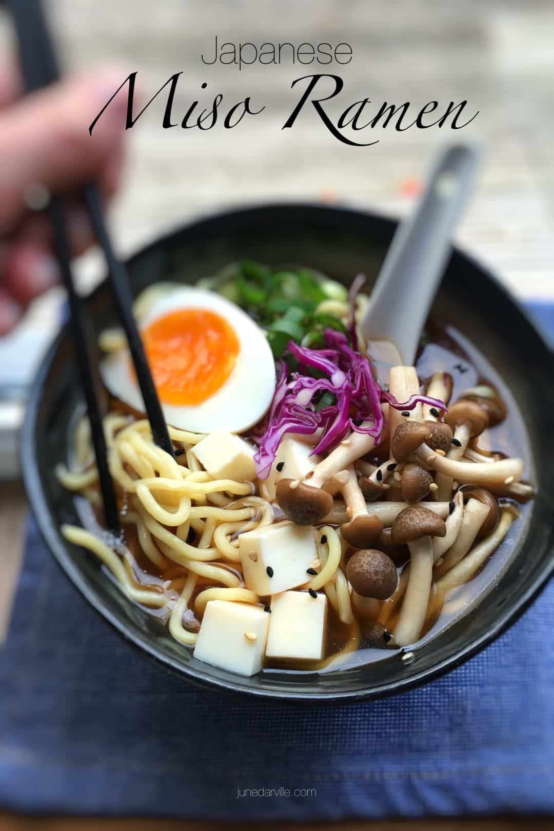 Easy Japanese Miso Ramen Soup Recipe | Simple. Tasty. Good.