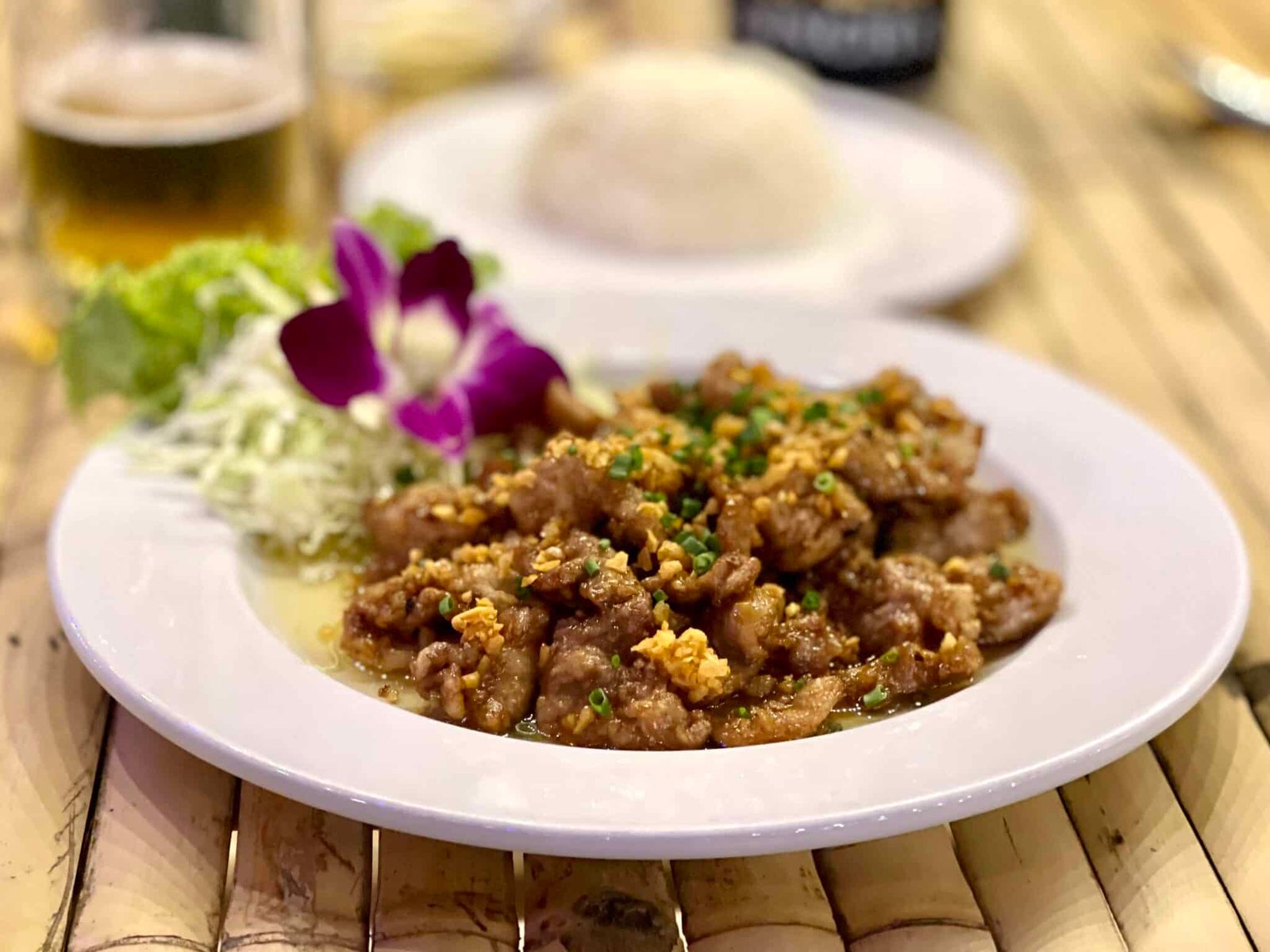 Easy Crunchy Thai Garlic Pork | Simple. Tasty. Good.